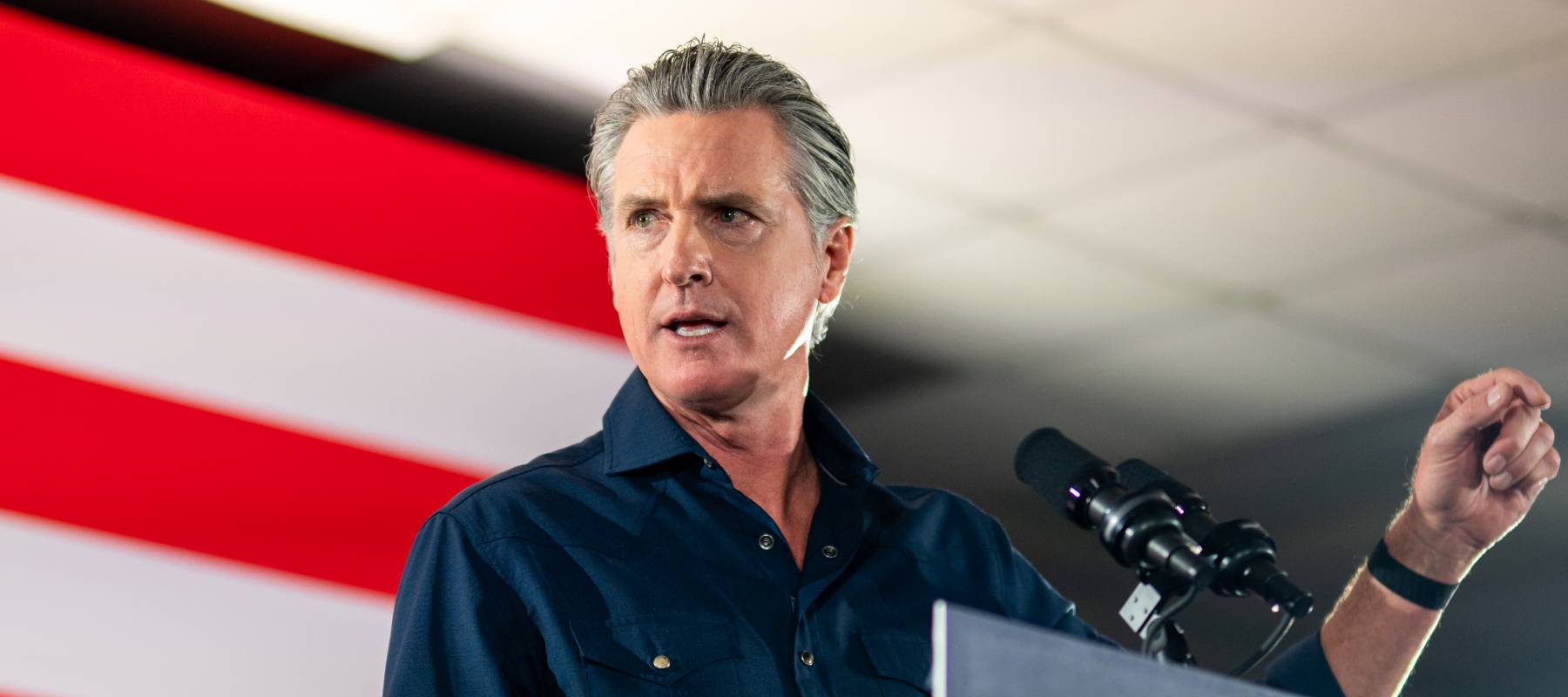 Gavin Newsom Warns Democracy ‘Will Die’ Without a ‘Distribution of ...