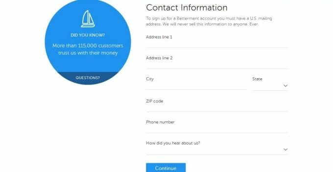 How to Open an Account With Betterment