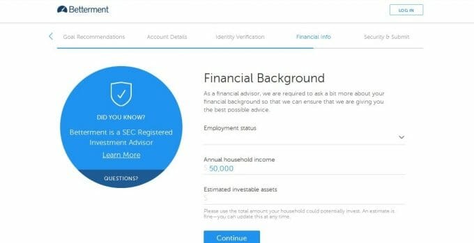 How to Open an Account With Betterment