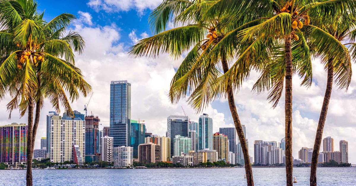 Miami Skyline Facebook Cover