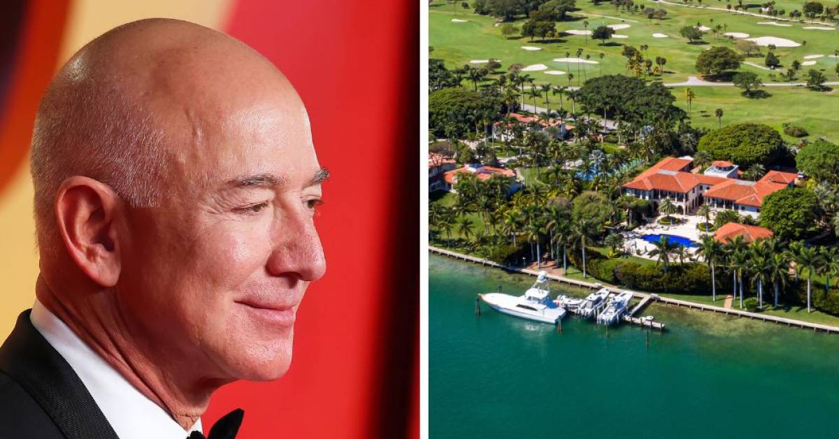 Jeff Bezos scooped up 3 mansions on this exclusive Florida island ...