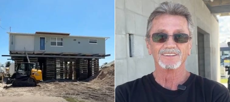 This Florida Man Paid To Have His Home Lifted by 12 Feet — With Home ...